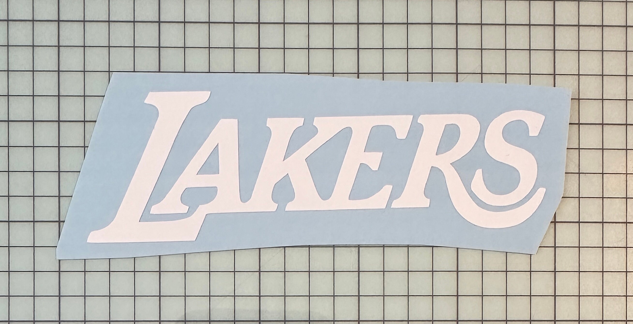 Los Angeles Lakers Vinyl Decal - Etsy