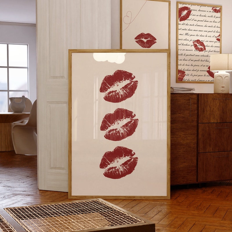 Red Kiss - Etsy