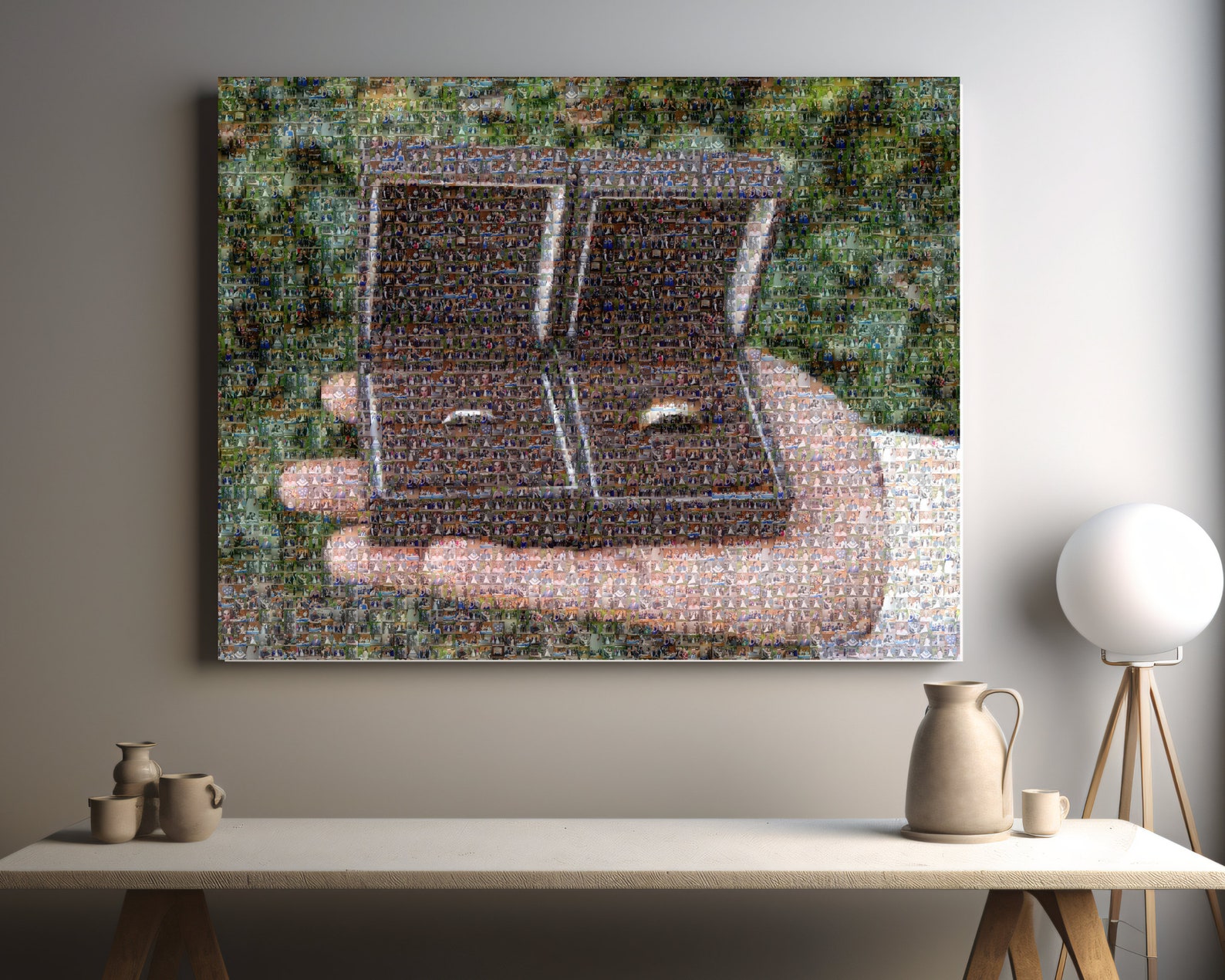 Custom Mosaic Collage for Wedding or Any Picture. Personalized Gift ...