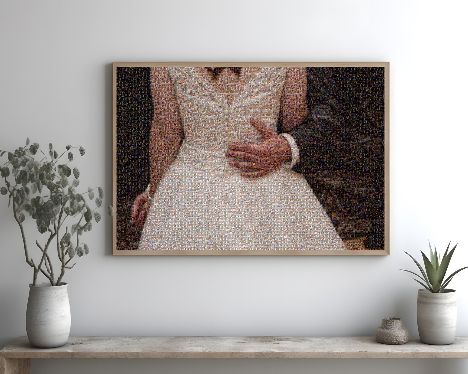 Custom Mosaic Collage for Wedding or Any Picture. Personalized Gift ...