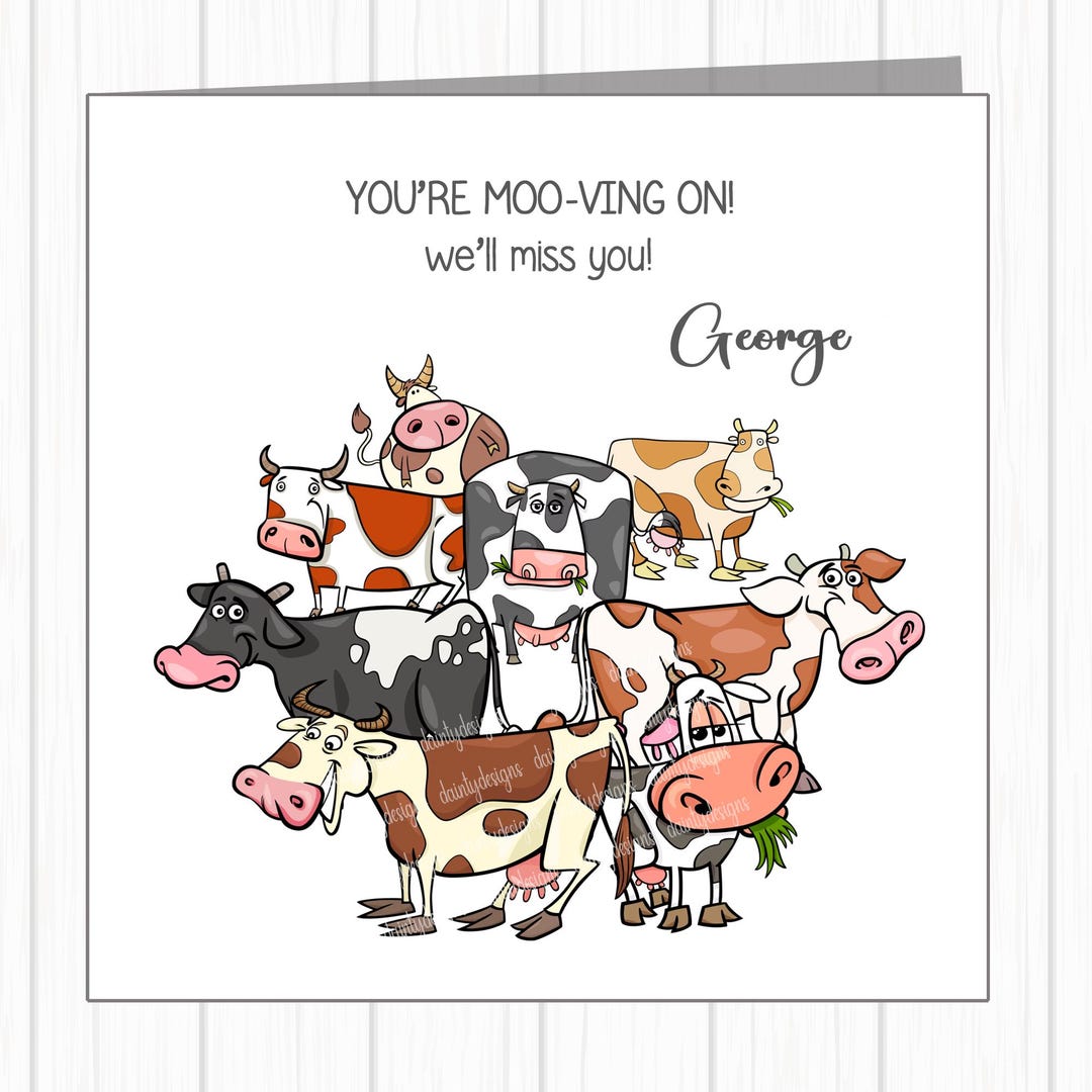 Personalised Leaving Card - for Colleague Leaving Work, New Job, Funny ...