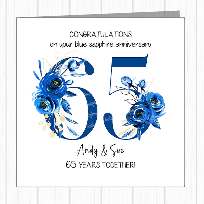 65th Anniversary - Etsy UK