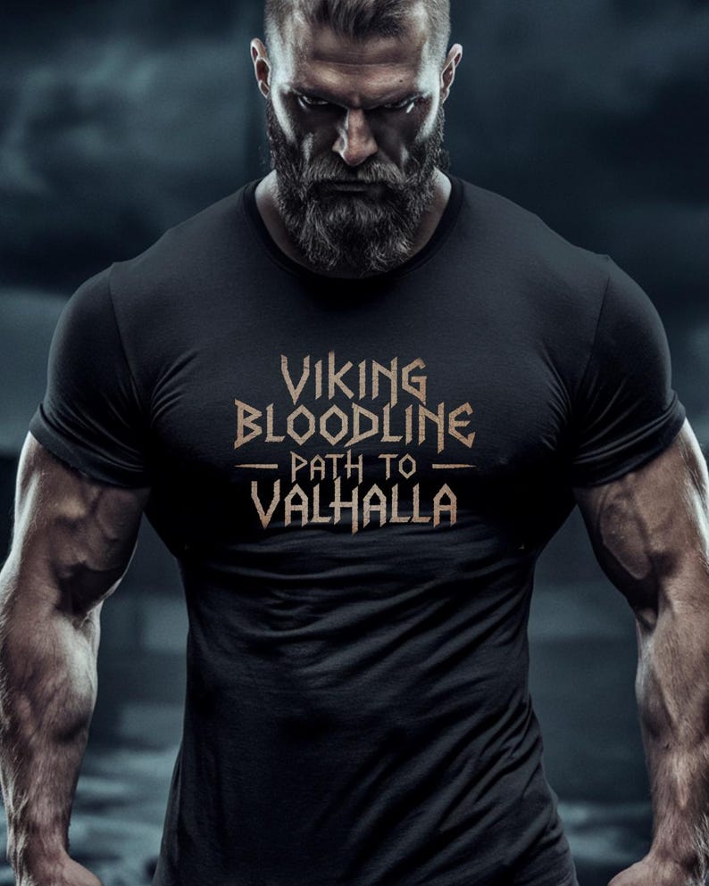 Viking Men Shirt, Thors Hammer, Valhalla, Unisex T-shirt, Norse ...