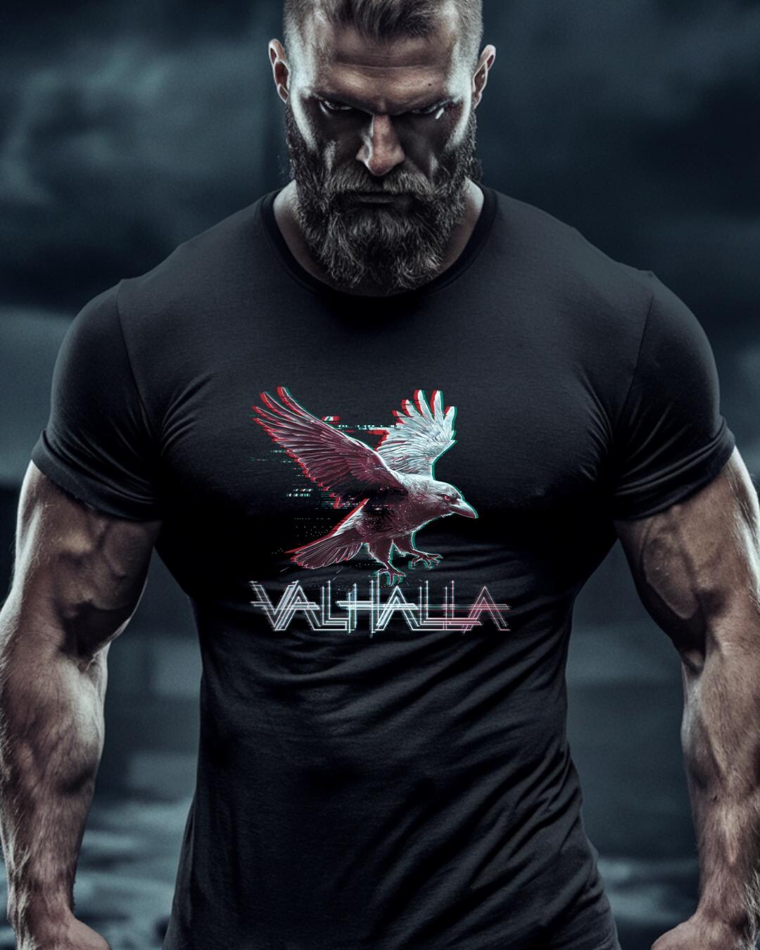 Viking Men Shirt, Thors Hammer, Valhalla, Unisex T-shirt, Norse ...