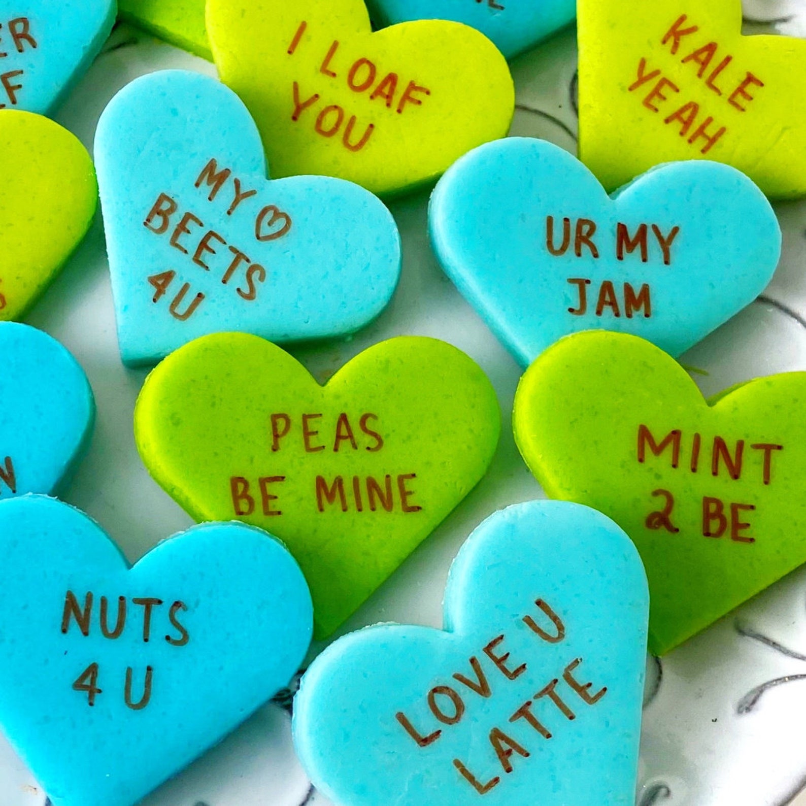 1 Box of Mini Conversation Hearts Candy Hearts for - Etsy