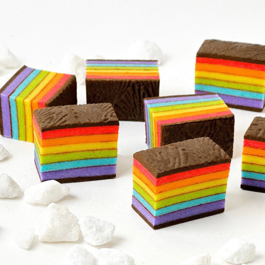 Marzipan Rainbow Rainbow Cookies! Perfect for Pride Day and Every Day ...