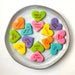 Personalized Conversation Hearts Candy Marzipan Candy Tiles Celebrate ...