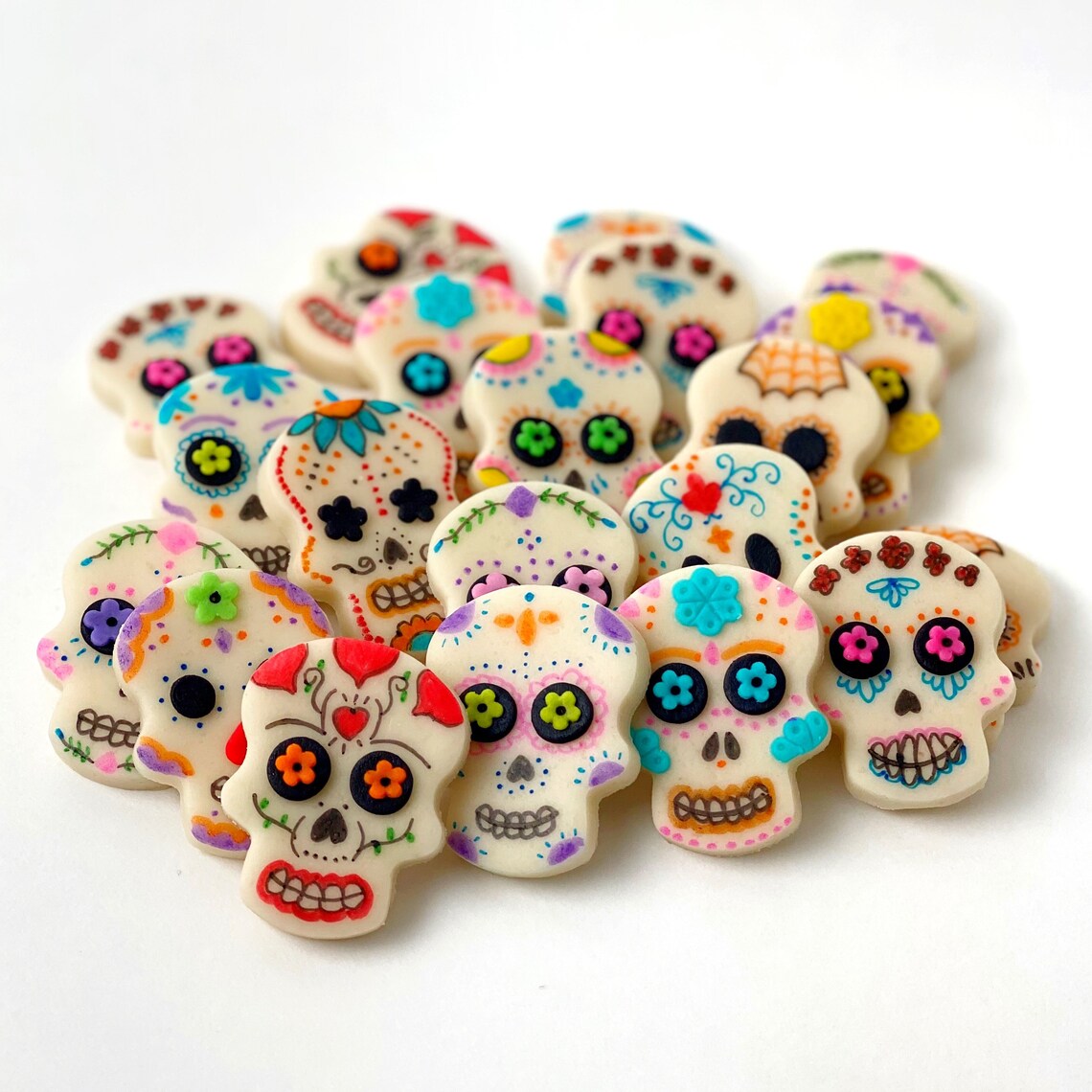 Sugar Skull Modern Candy for 'day of the Dead' - Delicious Candy Tiles ...