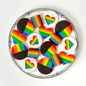 Pride Rainbow Cookie Basket Collection - Limited Edition - Individually ...
