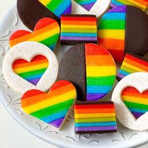 Pride Rainbow Cookie Basket Collection - Limited Edition - Individually ...