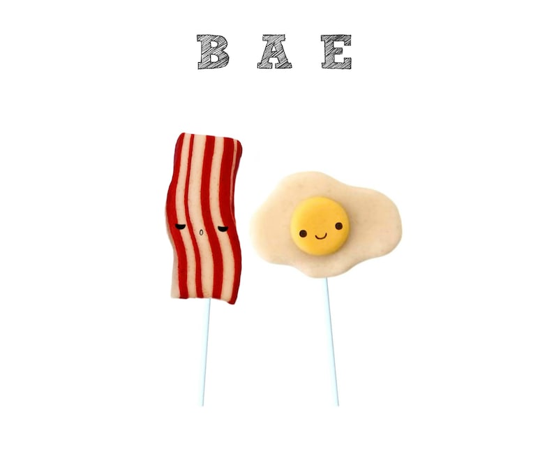 Valentine's Day Bacon and Egg best Friends - Etsy