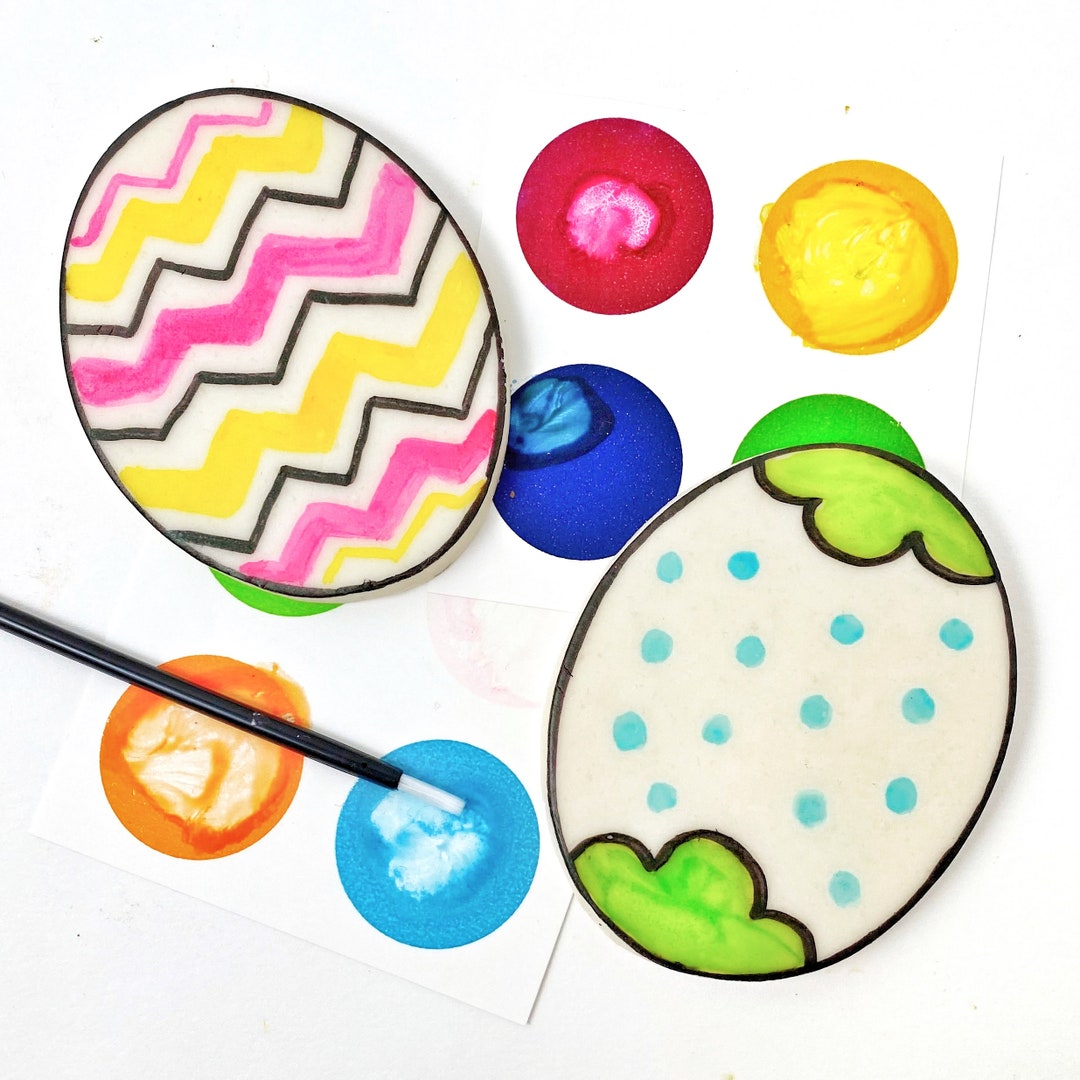 Paint Your Own Easter Eggs! Candy Easter Eggs With Edible Paint & Brushes! Easter Basket and ...