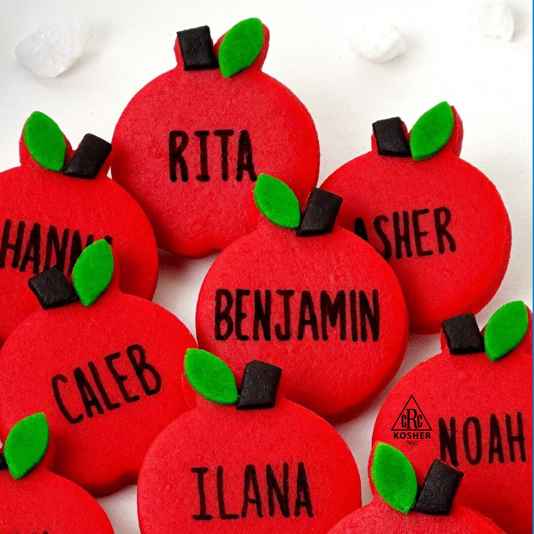Rosh Hashanah Personalized Custom Apples! Dinner Place Setting Idea ...