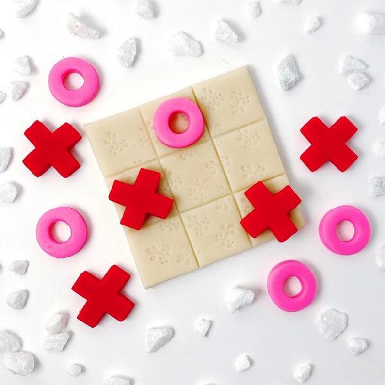 Edible Valentine's Tic Tac Toe Candy Play the Game and - Etsy