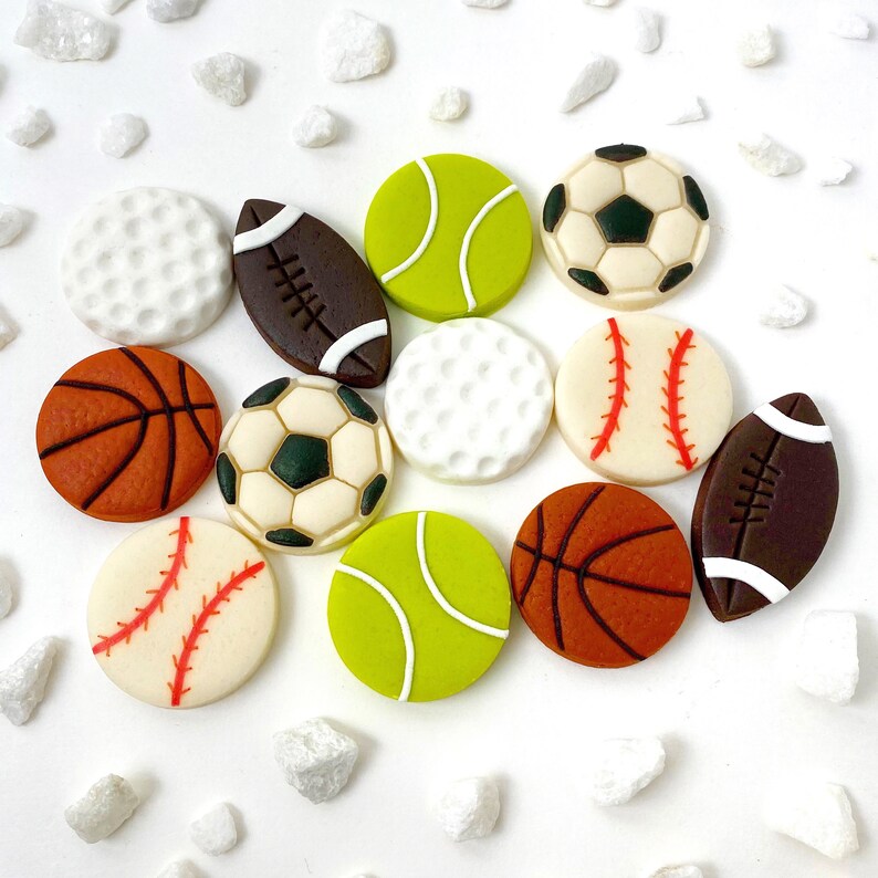 Sports Candy Tiles Soccer Football Basketball Tennis - Etsy