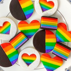 Pride Rainbow Cookie Basket Collection - Limited Edition - Individually ...