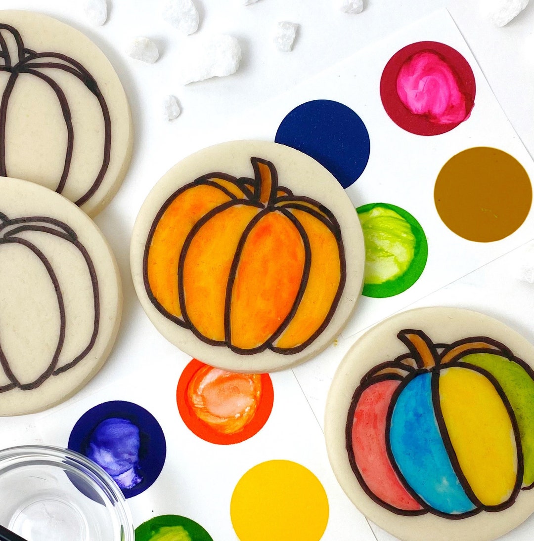 Paint-your-own Pumpkins Candy Tiles - Halloween and Thanksgiving Candy ...