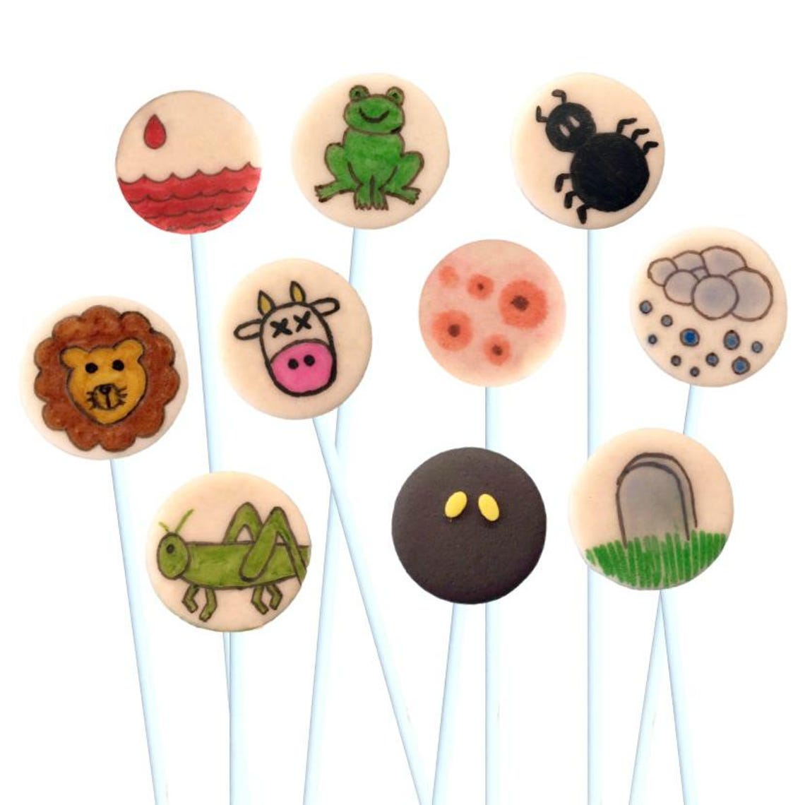 Passover Ten Plagues Lollipops for Pesach Seder - Fun and Delicious ...