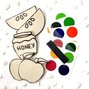 Paint Your Own Rosh Hashanah Cookies! Shana Tova Marzipan Apples ...