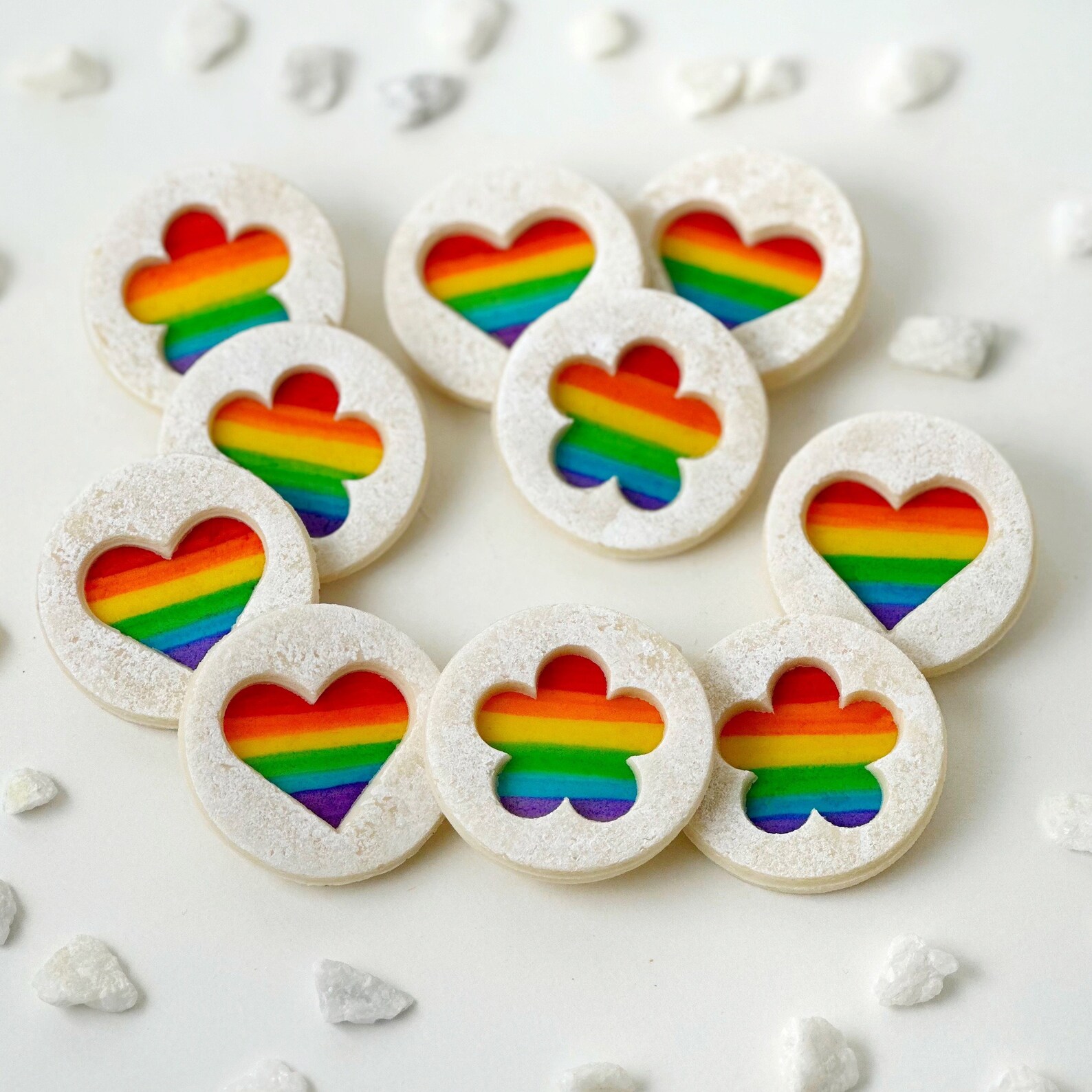 Pride Linzer Cookie Basket Collection Limited Edition - Etsy