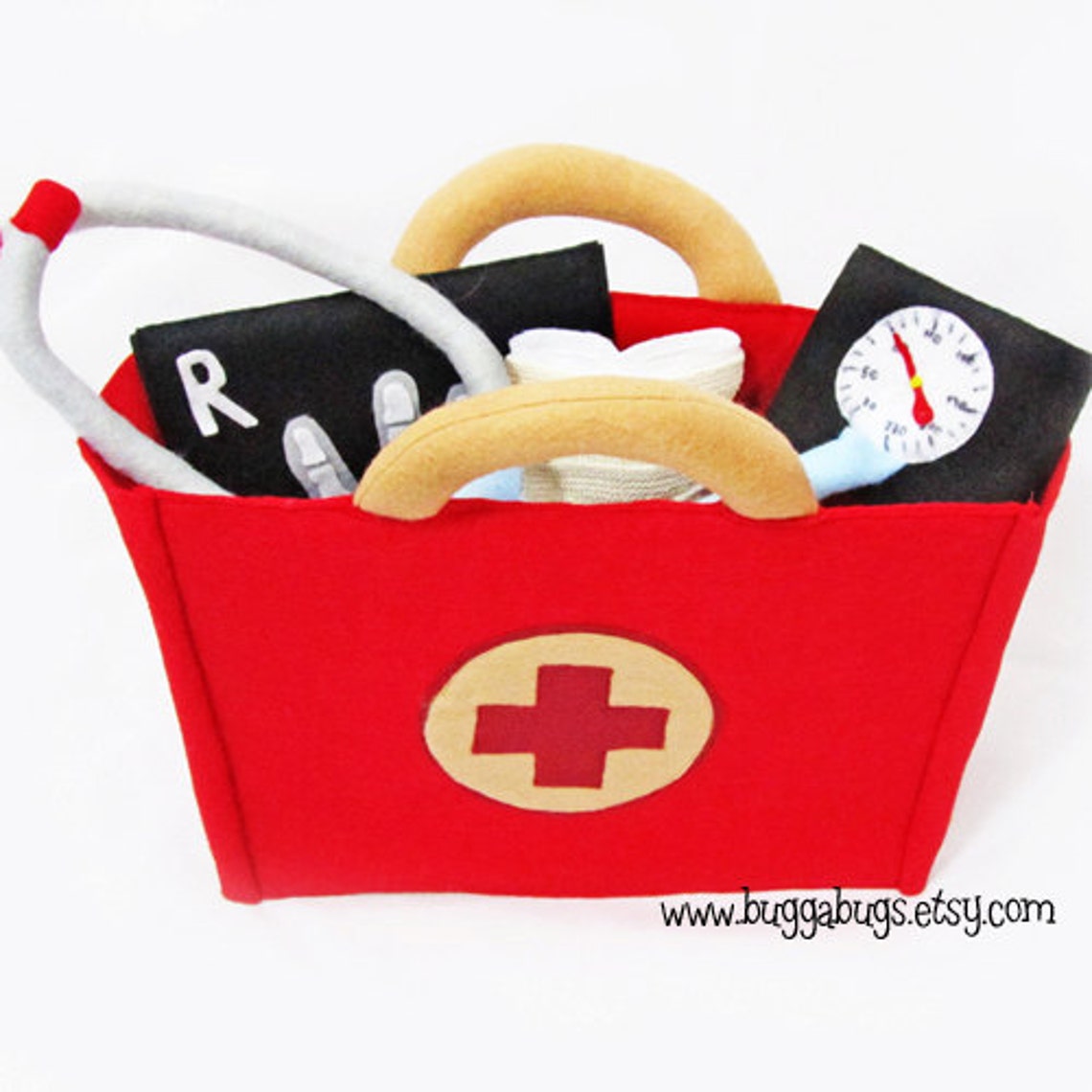 DOCTOR KIT PDF Pattern bag Stethoscope Blood Pressure | Etsy Australia