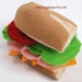 PERFECT PICNIC - PDF Felt Food Pattern (basket, Hoagie Sandwich, Juice ...