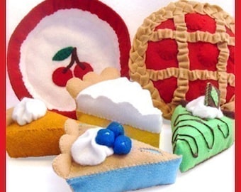 Pie Felt Food PDF Pattern - Etsy