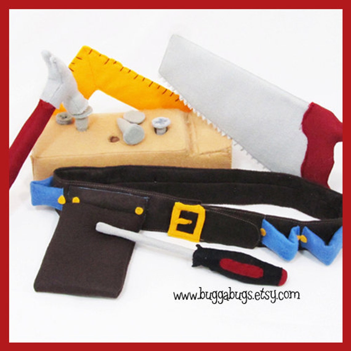 TOOL BELT PDF Pattern Belt Hammer Screw Driver Hand Saw | Etsy