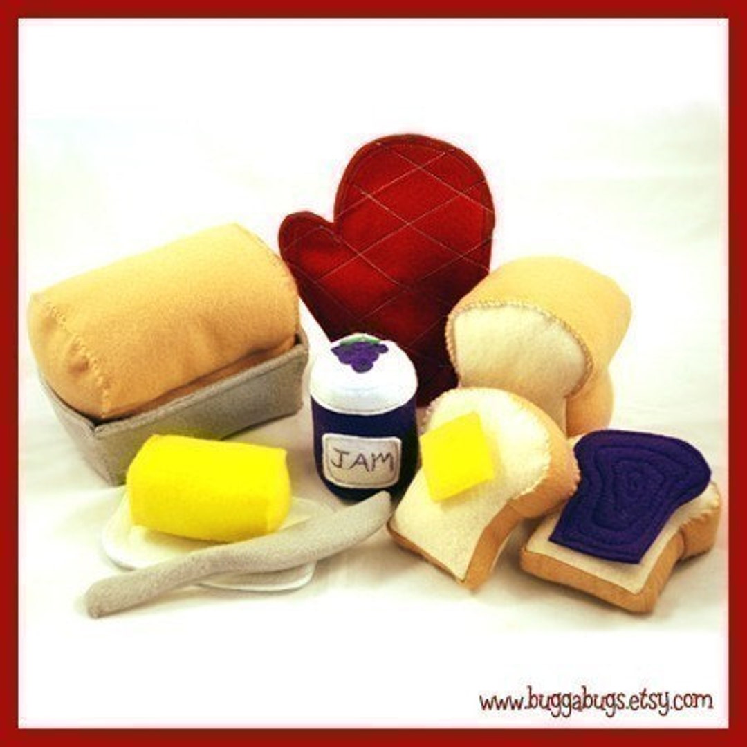 HOMEMADE BREAD - PDF Felt Food Pattern (whole Loaf, Half Loaf, Slices ...