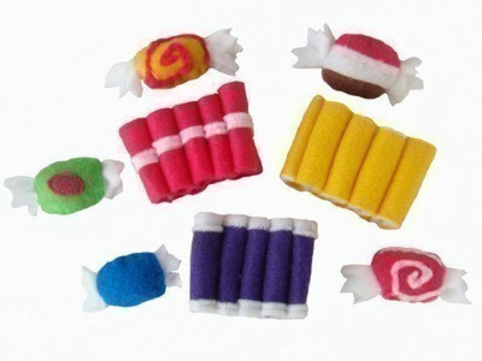 CANDY SHOPPE PDF Felt Food Pattern lollipop Ribbon Candy - Etsy