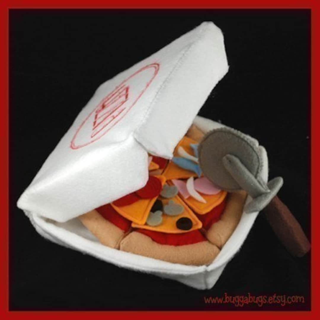 PIZZA PARTY - PDF Felt Food Pattern (pizza, Slicer, Toppings, Box) - Etsy