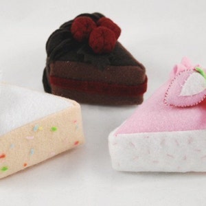 TEA CAKES - PDF Felt Food Pattern (german Chocolate, Black Forest ...