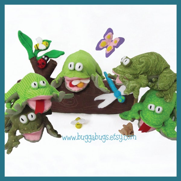 Frog on a Log - Etsy