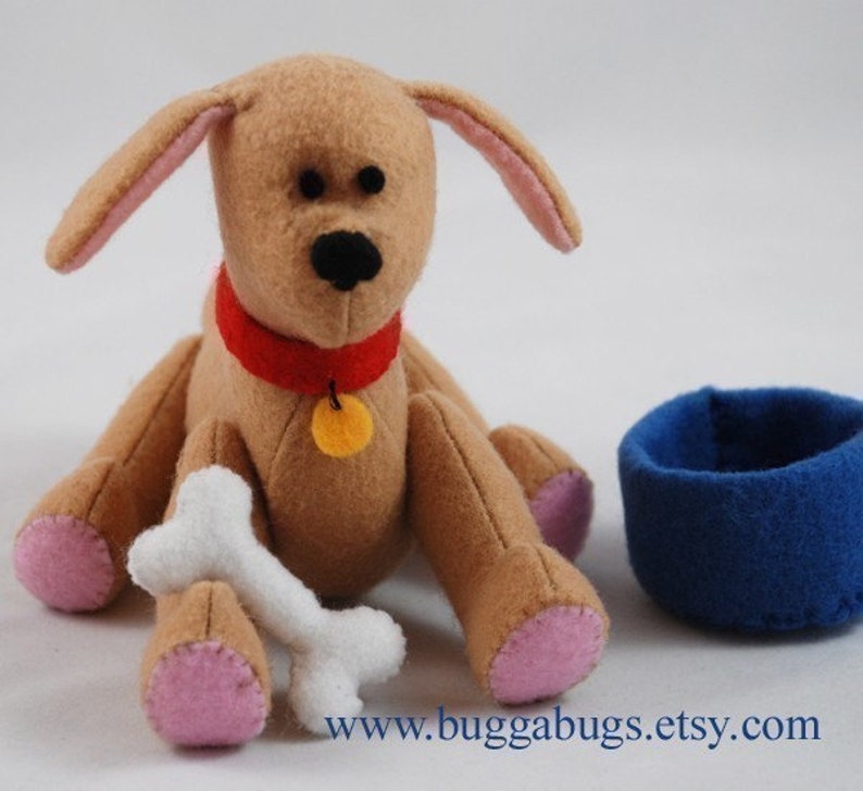 PLAYFUL PUPPY PDF Pattern dog Doghouse Bone Bowl - Etsy