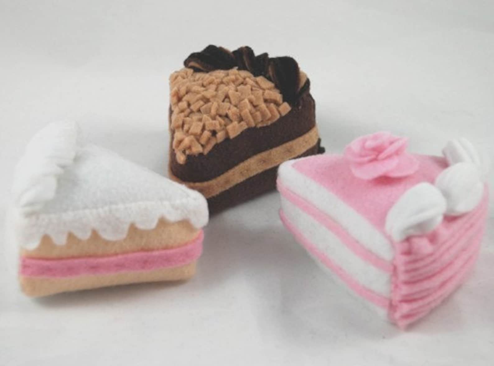 TEA CAKES - PDF Felt Food Pattern (german Chocolate, Black Forest ...