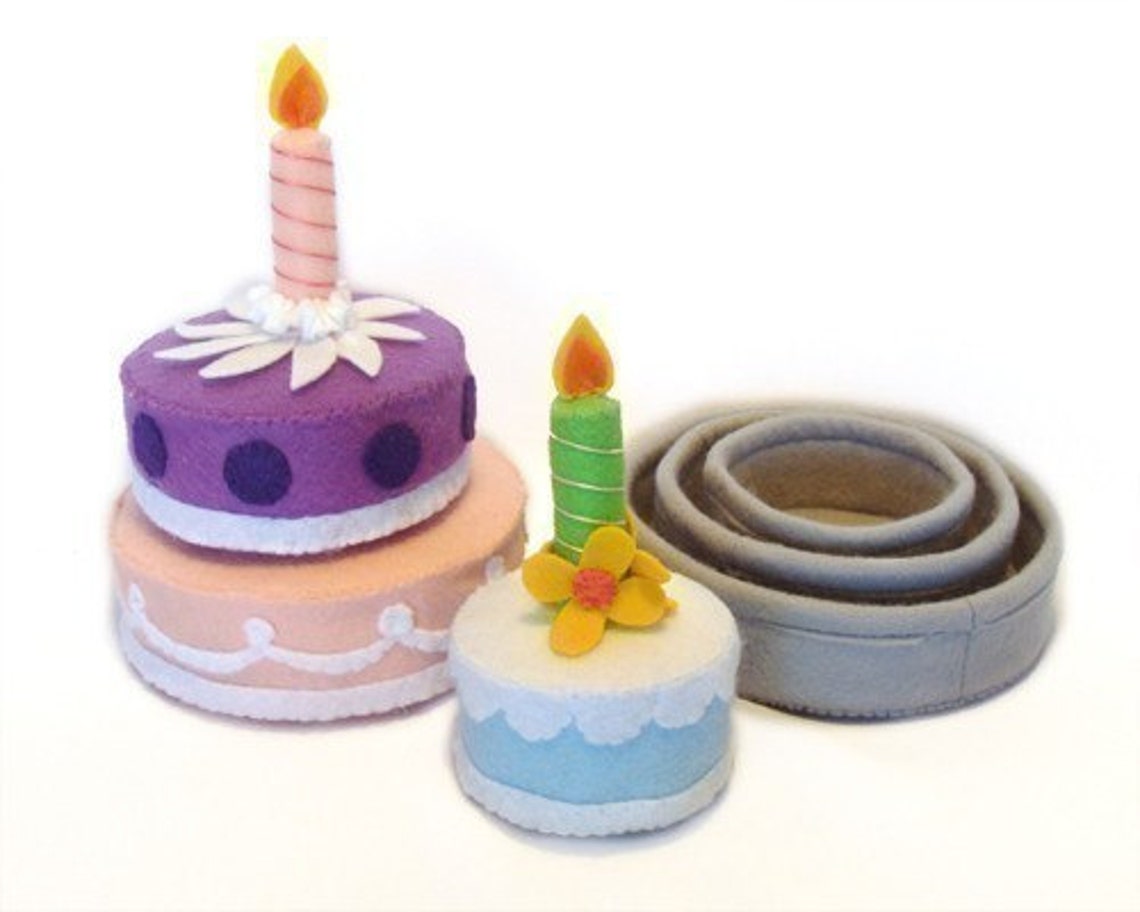 CAKES and BROWNIES - PDF Felt Food Pattern (cakes, Mint Brownies, Pans ...