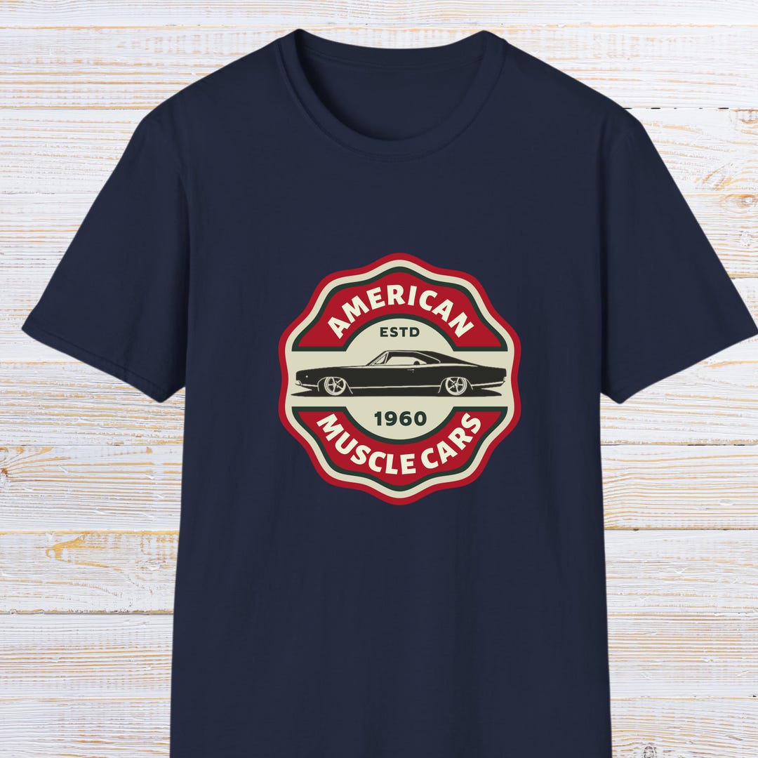 1960 American Muscle Car Shirt: 75th Birthday Gift - Etsy