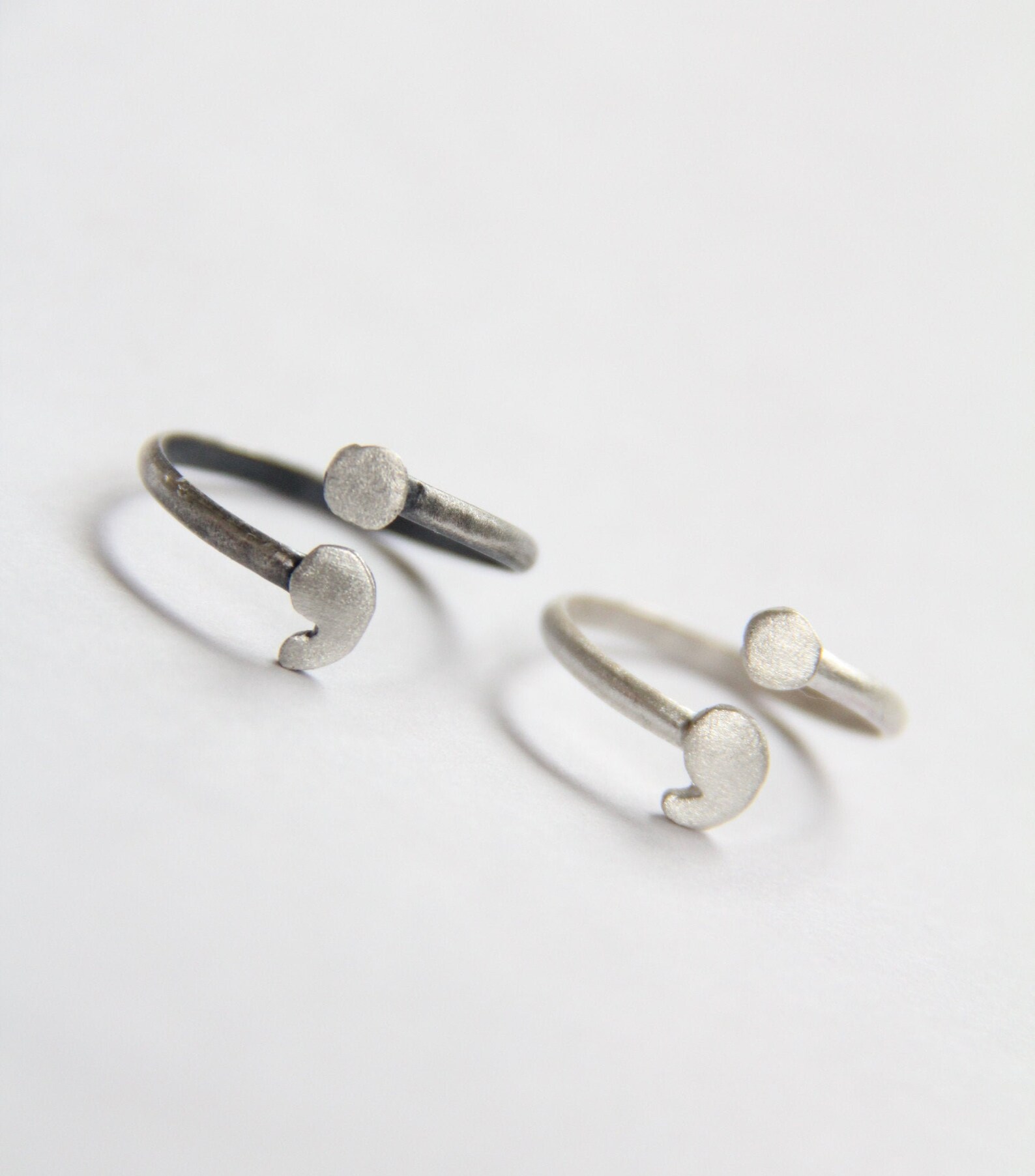 Sterling Silver Semicolon Ring Resilient Warrior - Etsy