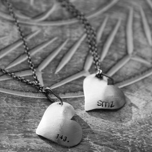Heart Shape: 143 (I Love You) - Necklace - Etsy