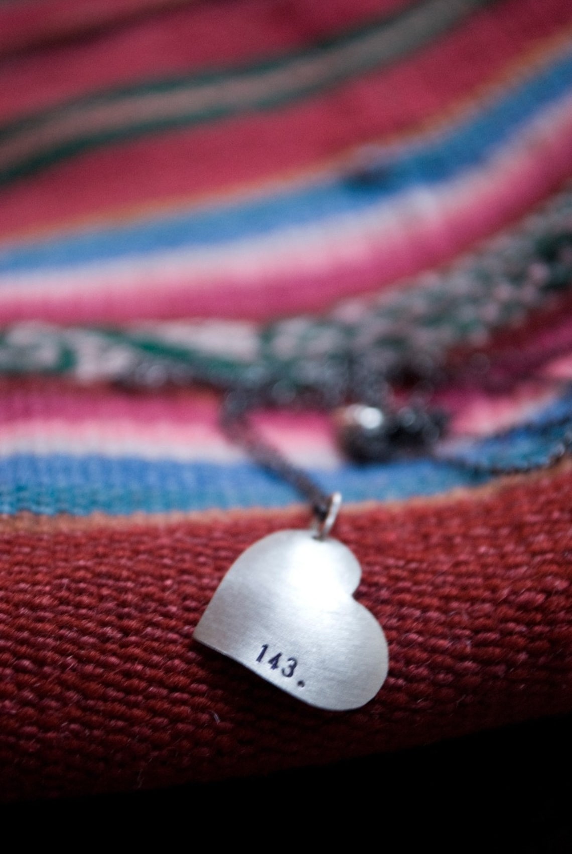 Heart Shape: 143 I Love You Necklace - Etsy