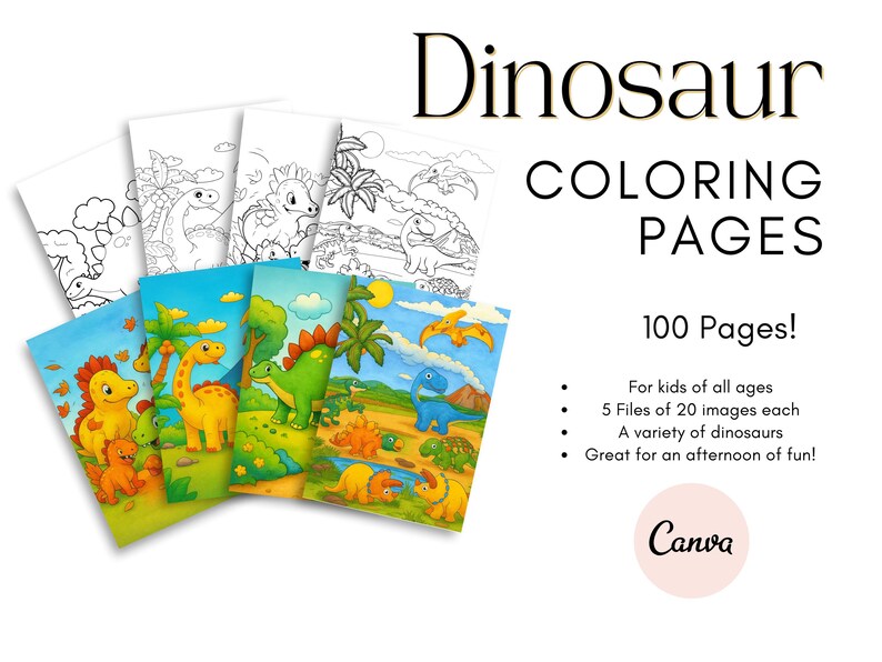 Dinosaur Printable Coloring Pages, Dinosaur Activity Sheets ...
