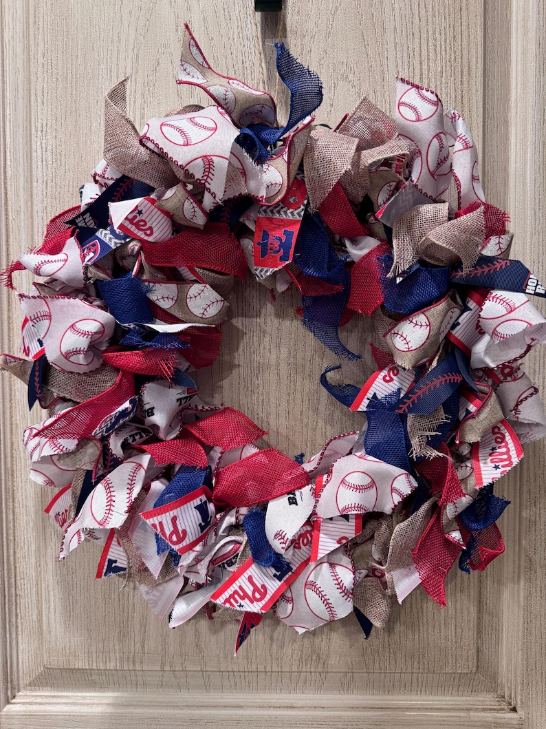Philadelphia Phillies Wreaths CUSTOM - Made to Order - Etsy