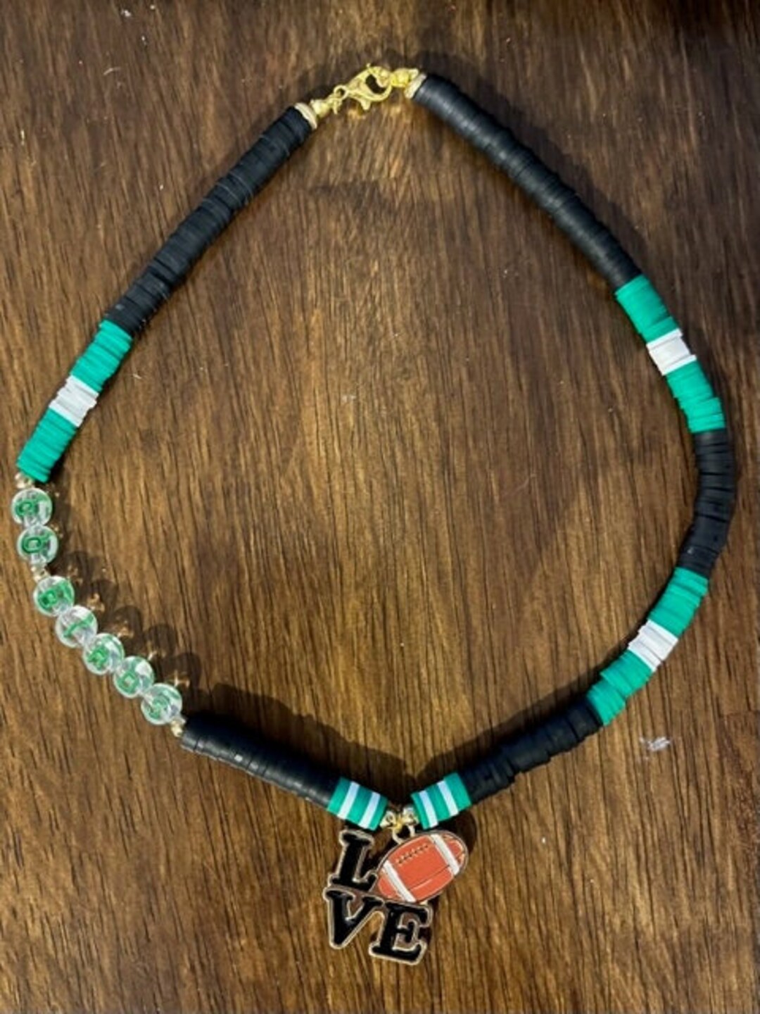 CUSTOMIZABLE Youth Philadelphia Eagles Beaded Necklace - Etsy