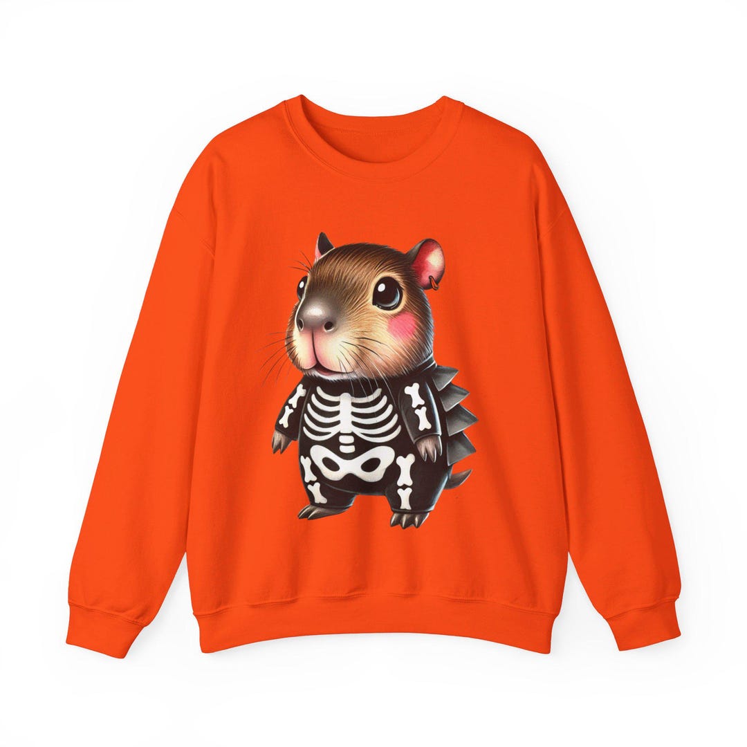 Capybara Skeleton Capybara Halloween Capybara Capybara Sweater Capybara ...