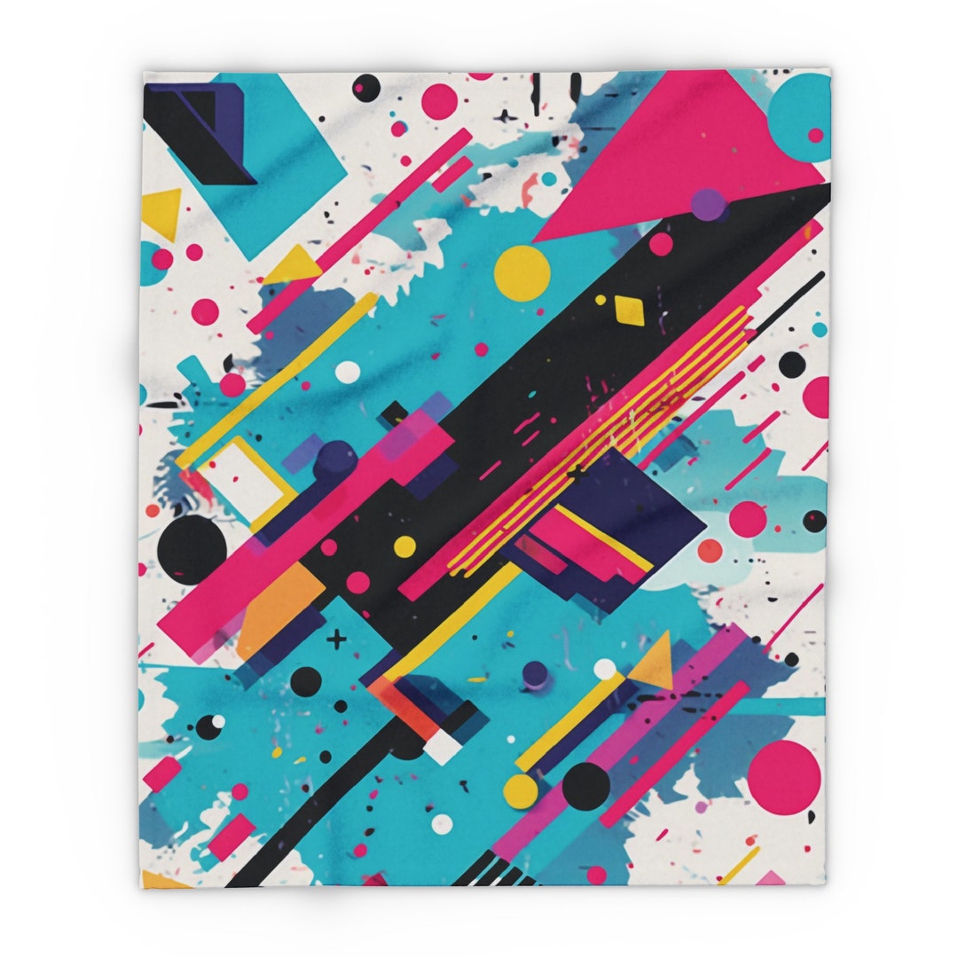 80's Blanket, Nostalgia, Retro, Boho, Vintage, Retro Blanket, Boho ...