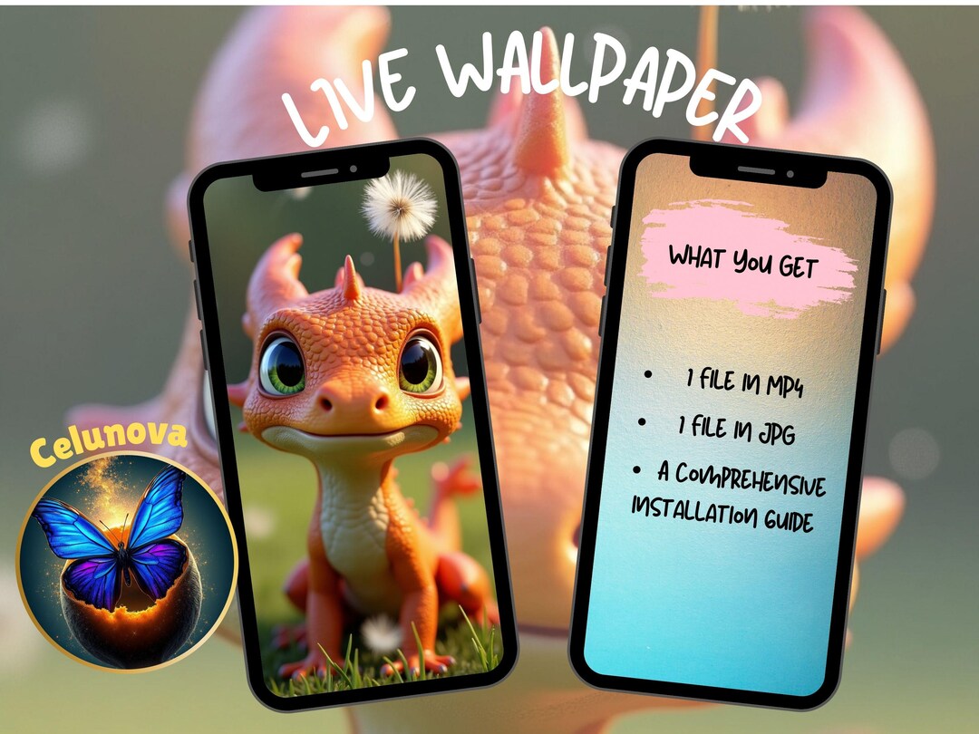 Baby Dragon Live Wallpaper IOS Animated Background Wallpaper Android ...