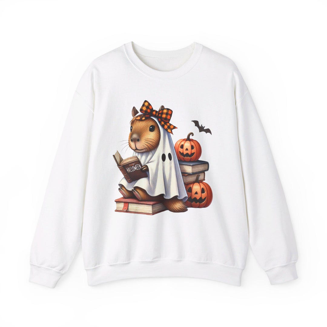 Capybara Ghost Capybara Halloween Capybara Capybara Sweater Cute ...