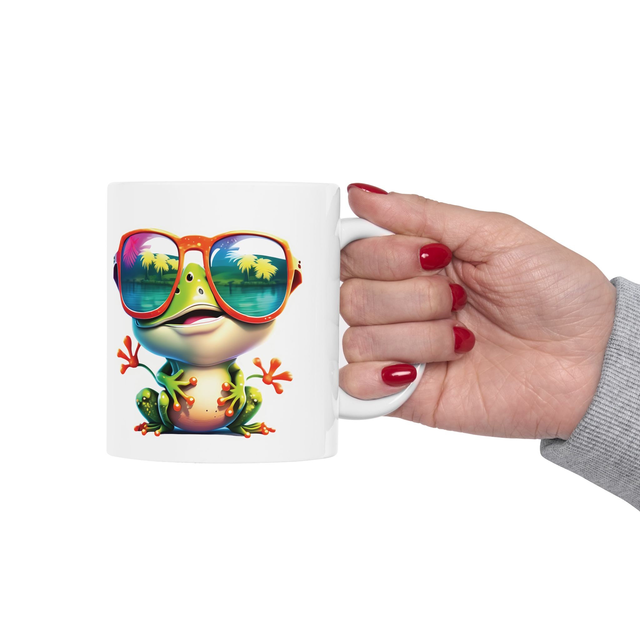 Frog Frog Mug Cute Mug Gift Idea Cute Frog - Etsy