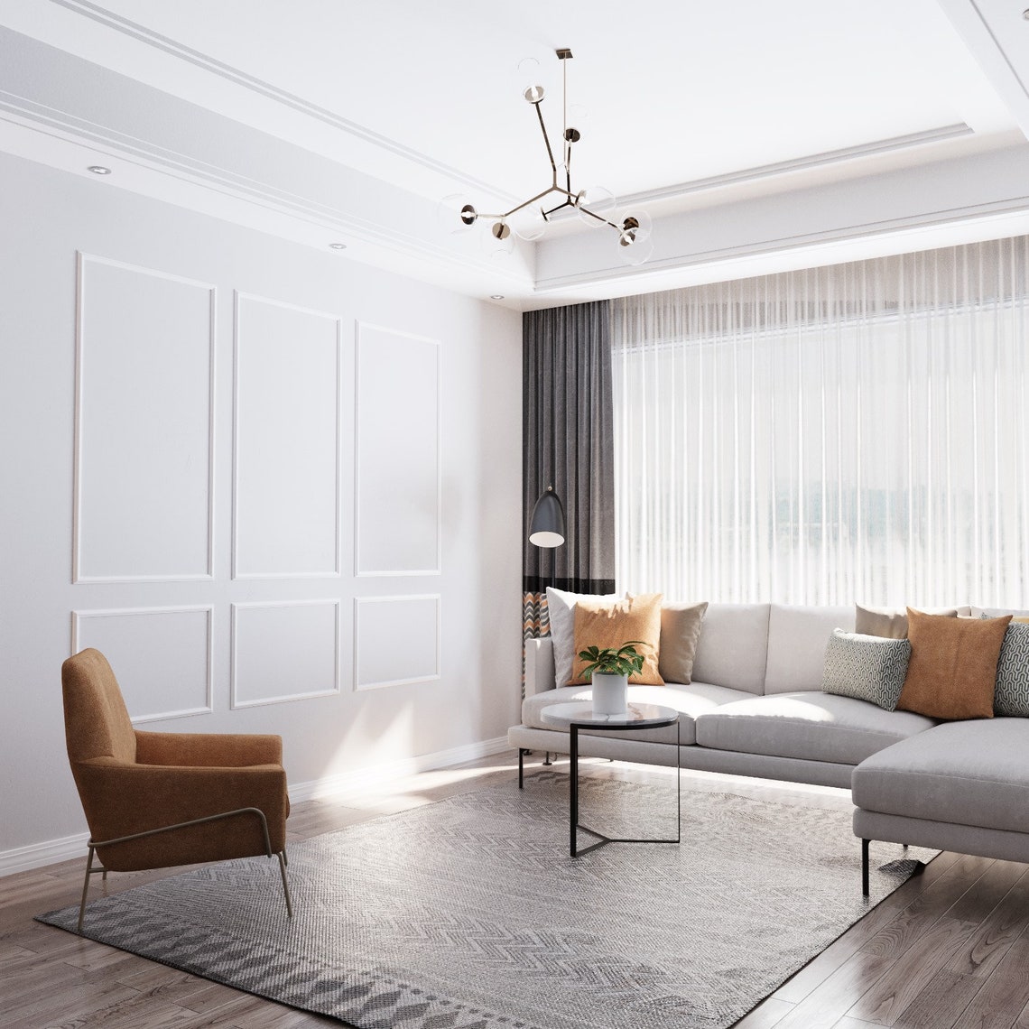 Wall Molding Kit, Premade Wainscoting Panels, Pre Cut Wall and Door ...