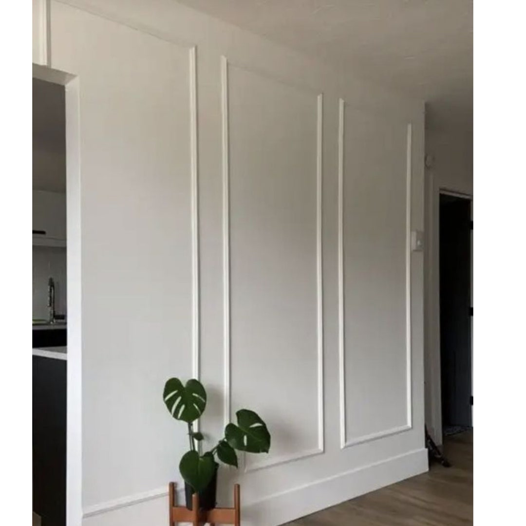 Wall Molding Kit, 3 Frames, Premade Wainscoting Panels, Pre Cut Wall ...